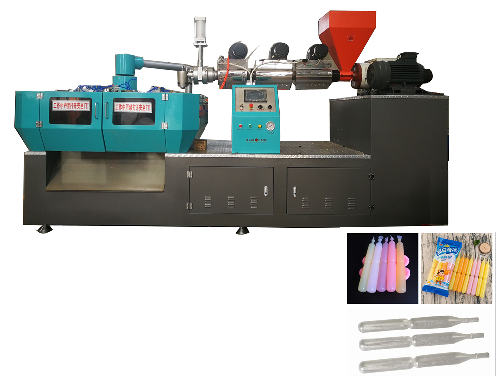 Ice Pop Plastic Tube 6molds Rotary Blow Molding Machine - Buy LDPE ice ...